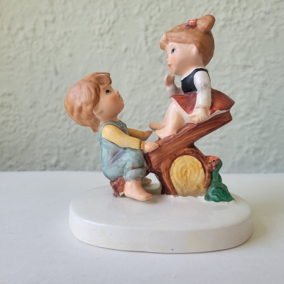 Lefton | Accents | Vintage Lefton China 782 Boy And Girl On Seesaw ...